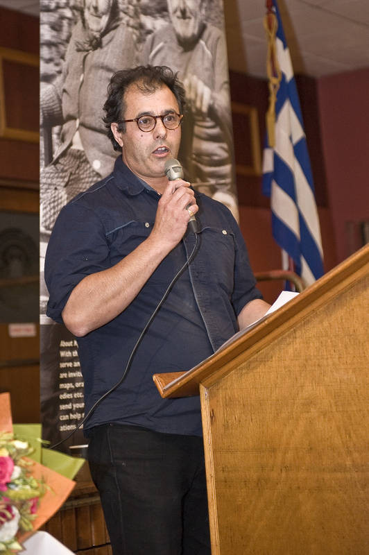 Diaspora Social Life - Guy Saltis, Jim Saltis's son, delivering a ...