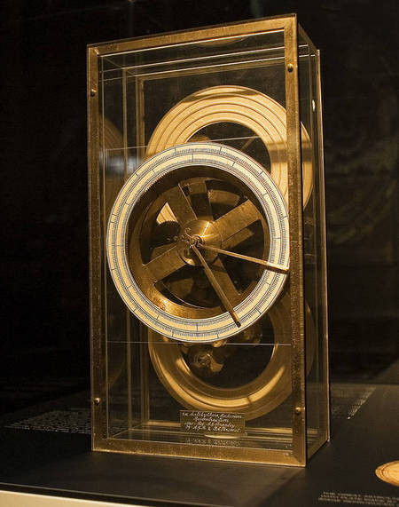 Artefacts - The Antikythera mechanism on display at the Nicholson Museum,