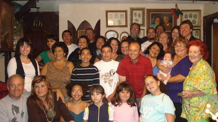 Diaspora Social Life - Alexandra Firos Morelli and her family