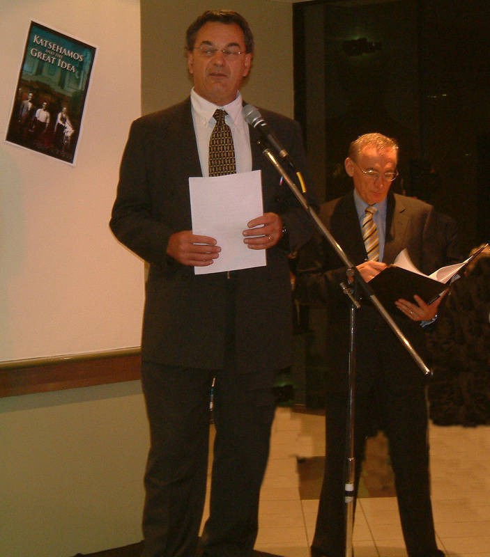 Diaspora Social Life - George Poulos, introducing the Honourable Bob Carr.