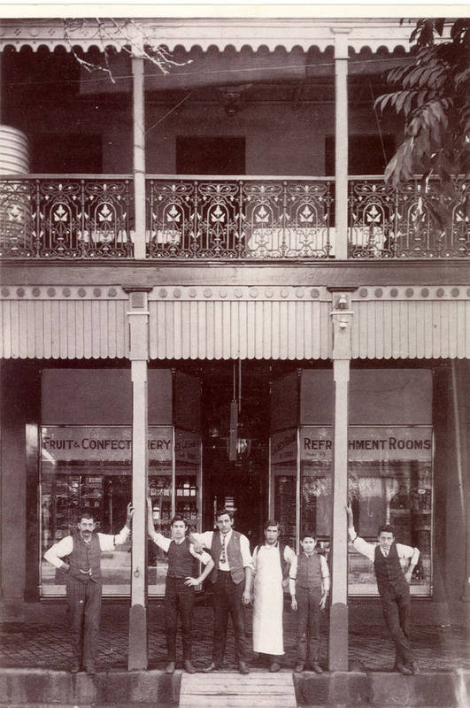 Cafes, Shops & Cinemas - Marble Bar Cafe, Prince Street, Grafton. (c.1912).